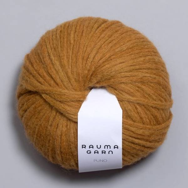 PUNO Alpakka fra Rauma Garn - 338 Kamelbrun - Strikkemagi